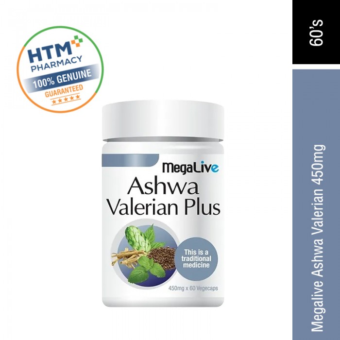 MegaLive Ashwa Valerian Plus 60's | Health & Wellness Pharmacy | The ...