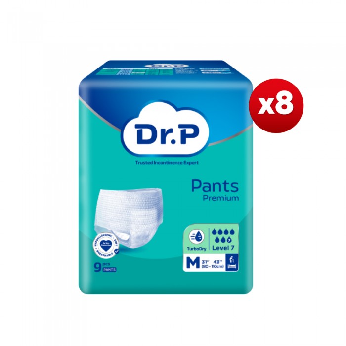 DR.P Premium Level 7 Pants M / L / XL (1 Carton) Adult Diapers Pants ...
