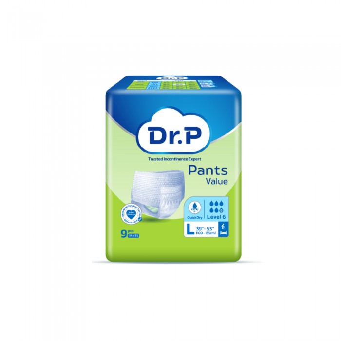 DR.P Value Level 6 Pants M/L/XL (1 Pack) Adult Diapers Pants Murah ...