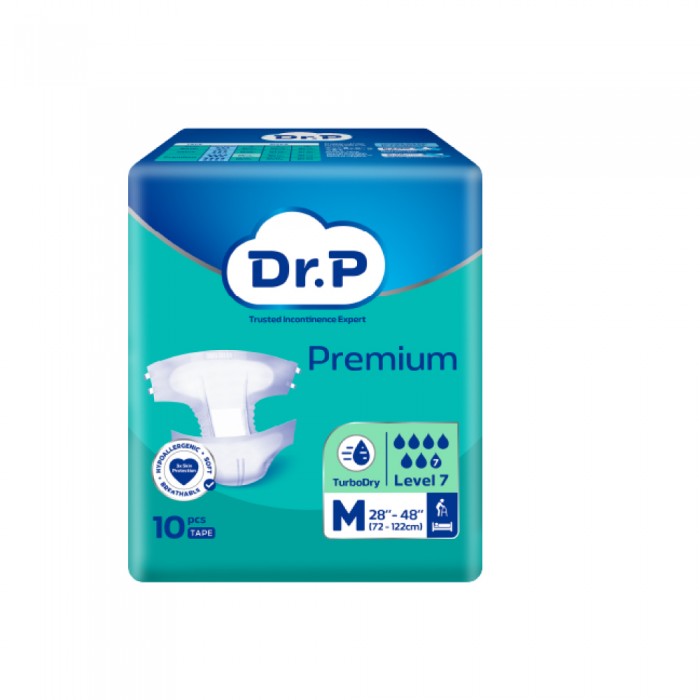 DR.P Premium Level 7 Tape M/L/XL (1 Pack) Adult Diapers Pants Murah ...