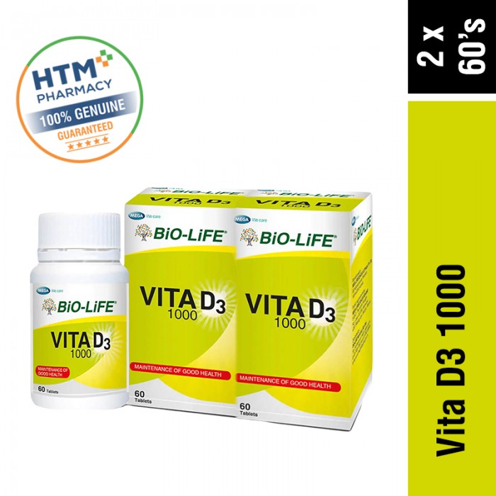 Bio-Life Vita D3 2 x 60's | Health & Wellness Pharmacy | The Most ...