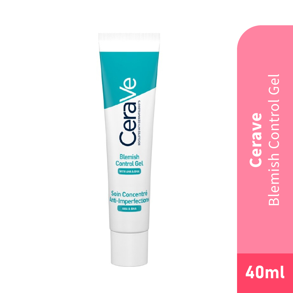 CERAVE Acne Blemish Control Gel 40ml for Ubat Jerawat, Acne Cream, Acne ...