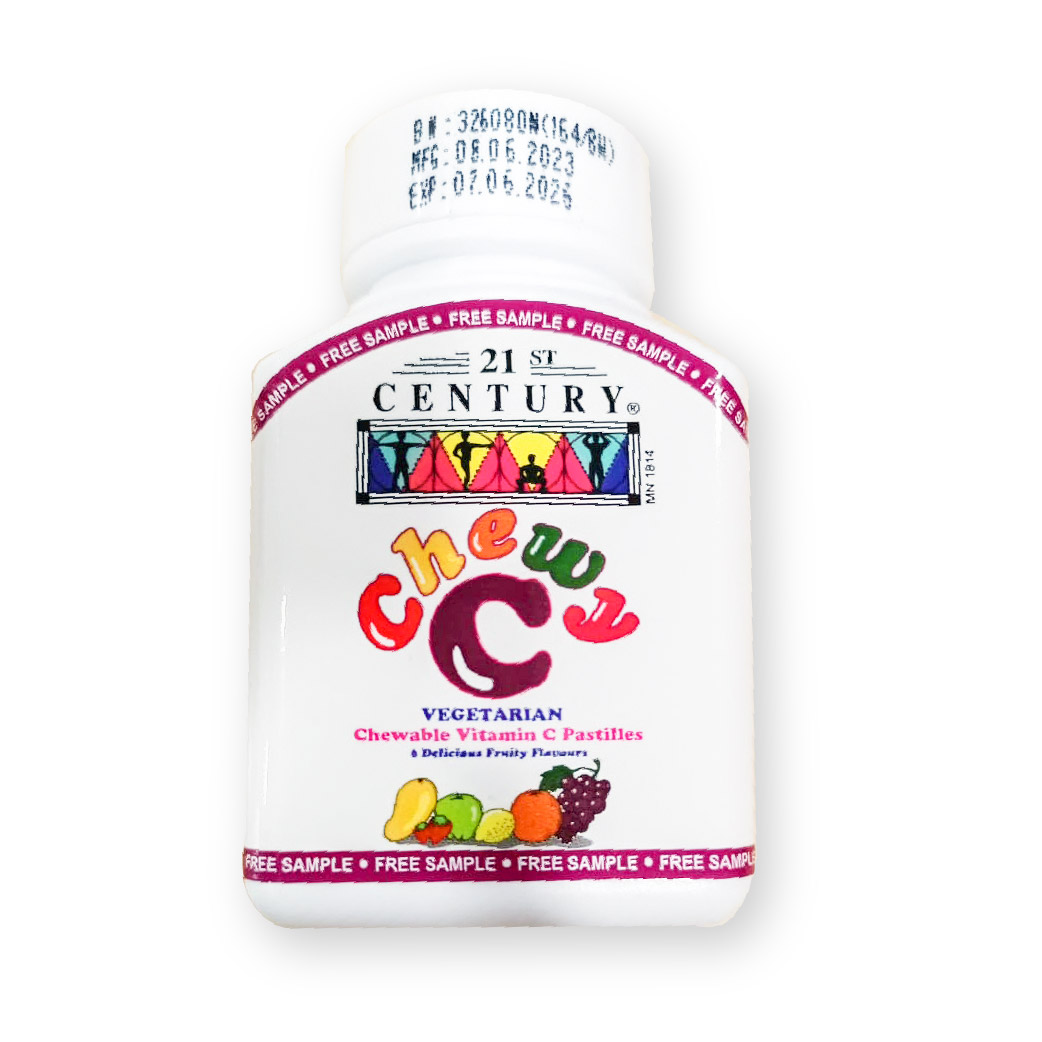 [FOC] 21ST CENTURY CHEWY C VEGETARIAN 10'S | HTM Pharmacy
