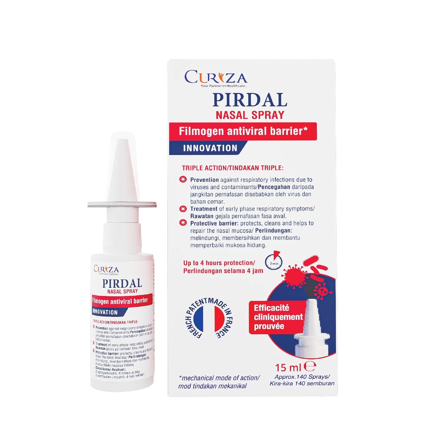 Pirdal Nasal Spray 15ml | Health & Wellness Pharmacy | The Most Caring ...
